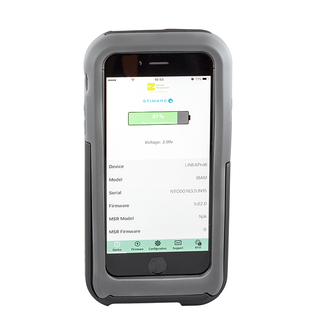 Infinite Peripherals Linea Pro 6 Rugged Case 1D w/ MSR - Linea Pro Store